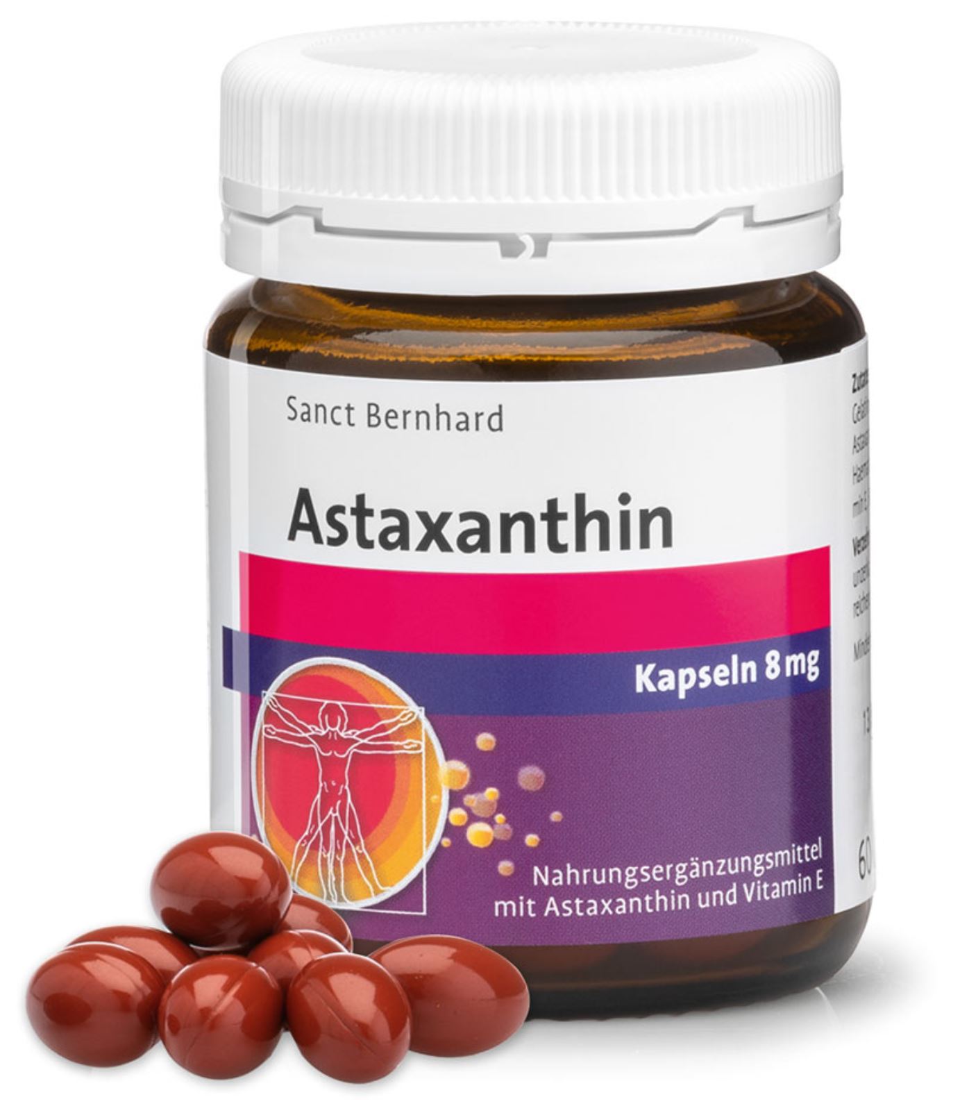 Astaksantiini 8 mg kapslid, 60 tk – Drogerii.ee veebipood
