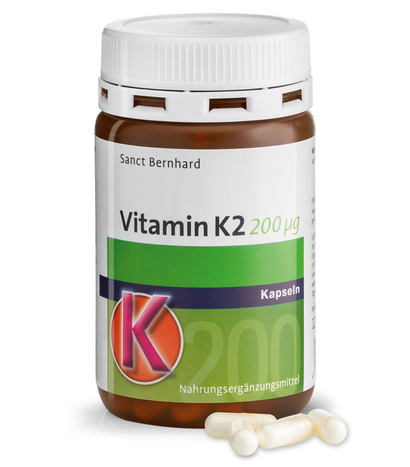 K2 vitamiini 200 µg kapslid, 120 tk – Drogerii.ee veebipood